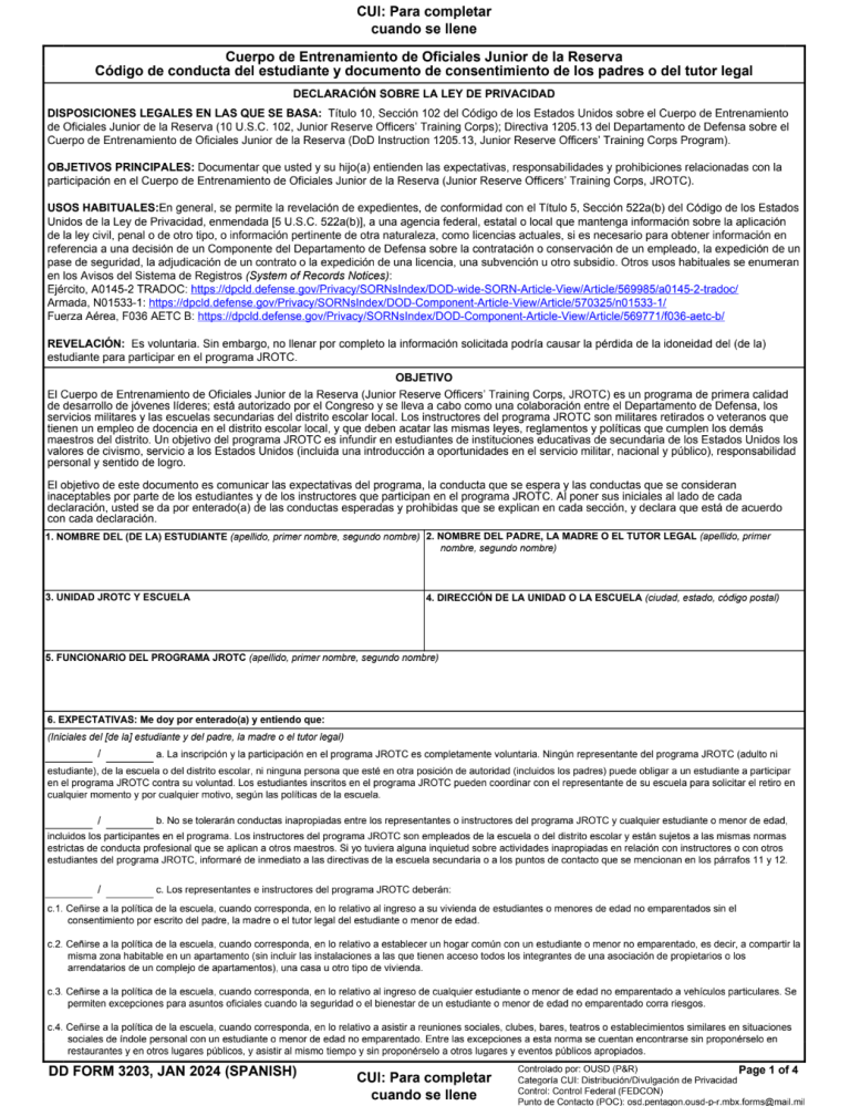 Enrollment – San Diego Unified School District JROTC